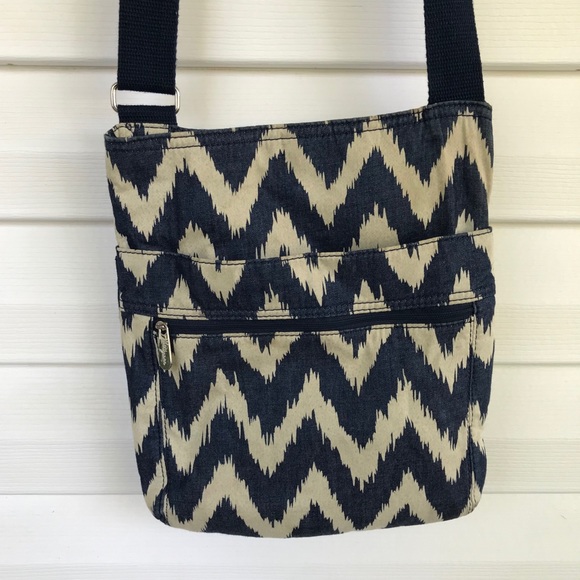 thirty-one | Bags | Thirty One Navy And Cream Crossbody Purse Bag ...
